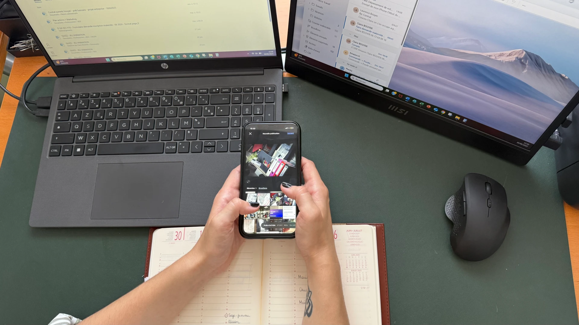 Assistante administrative polyvalente - Claire Bouyer à St-Crespin